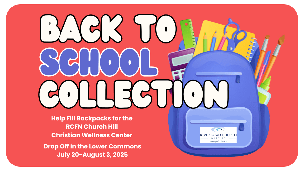 Back to School Collections for the Church Hill Christian Wellness ...